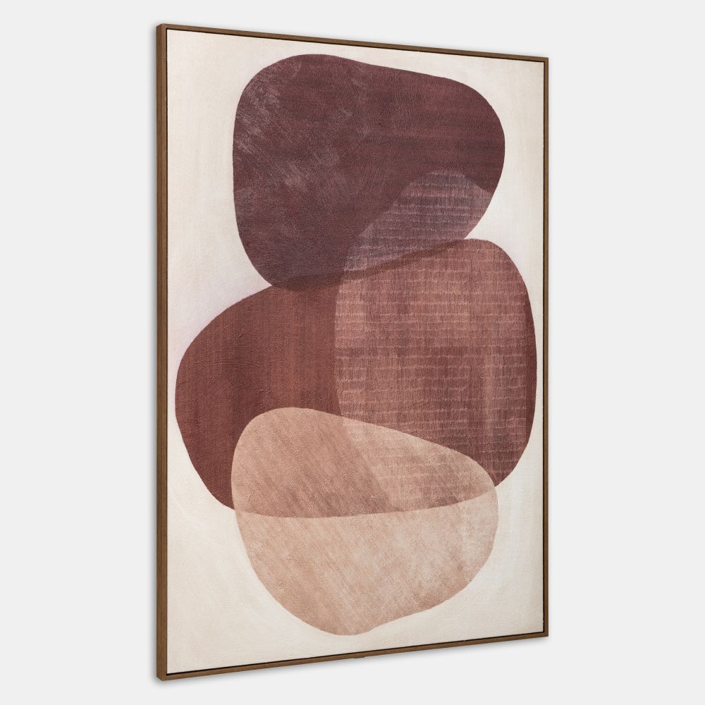 Layered Earth I, Hand Painted Canvas